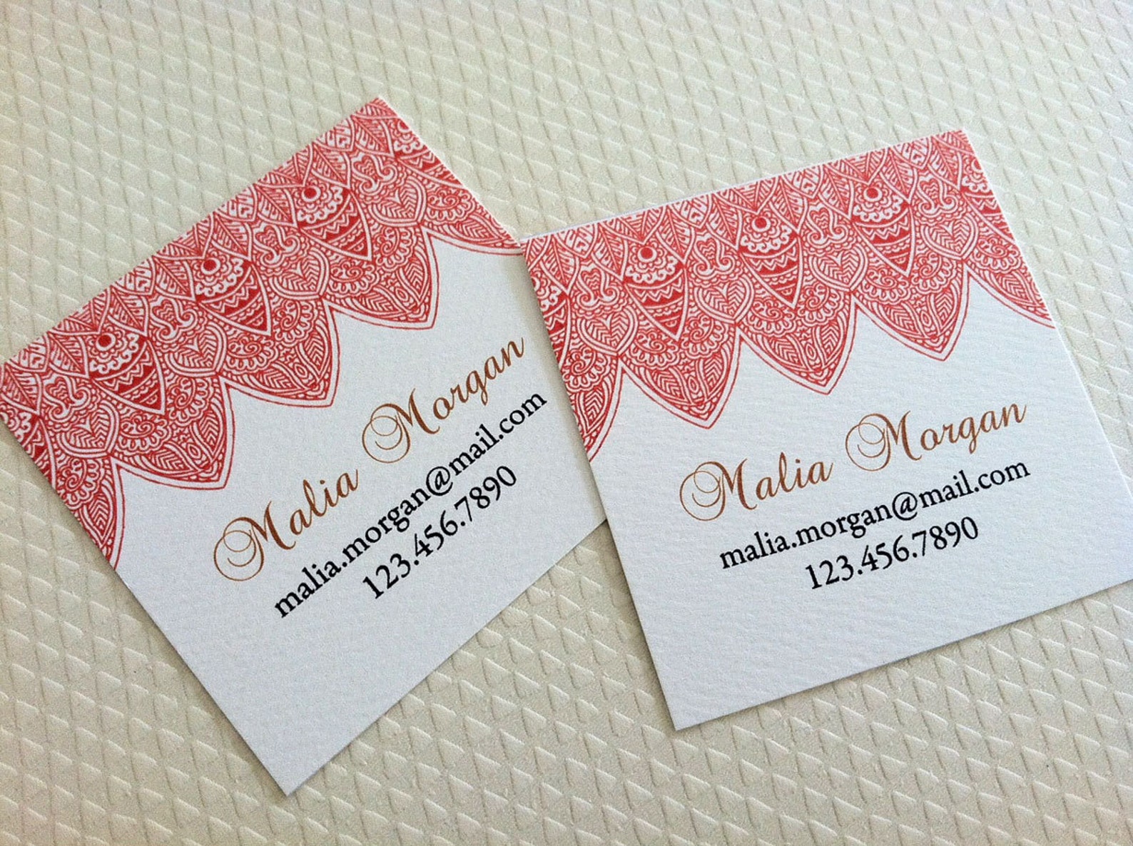 Personalized Business Cards Calling Cards Set of 48 | Etsy