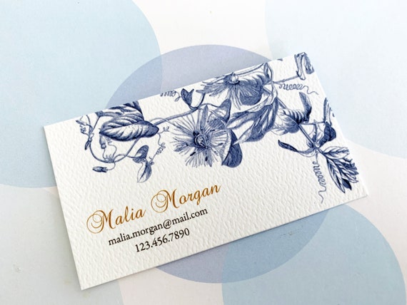 Business Card Calling Card Set of 50 | Etsy