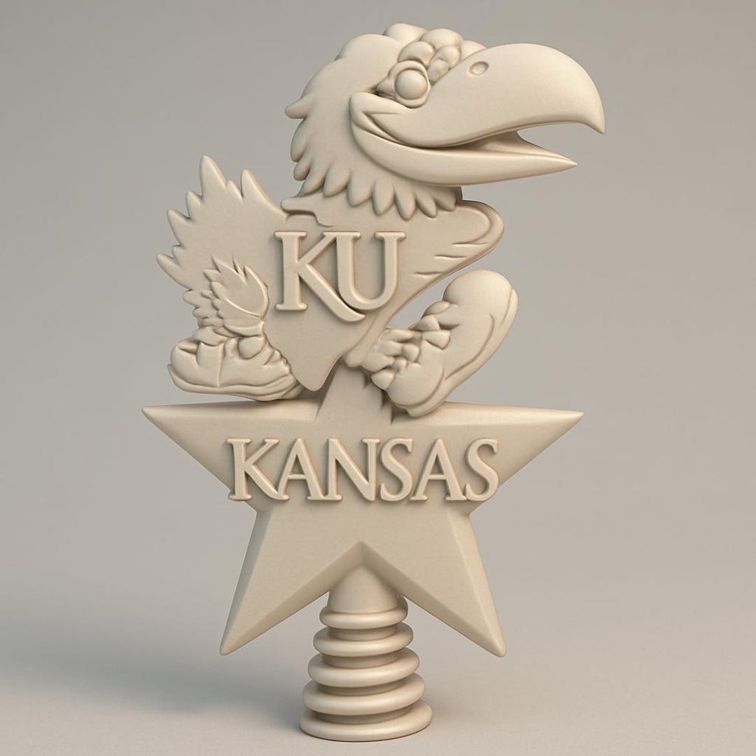 Kansas City Stat University Chiefs Inspired Christmas Tree Topper 10 ...