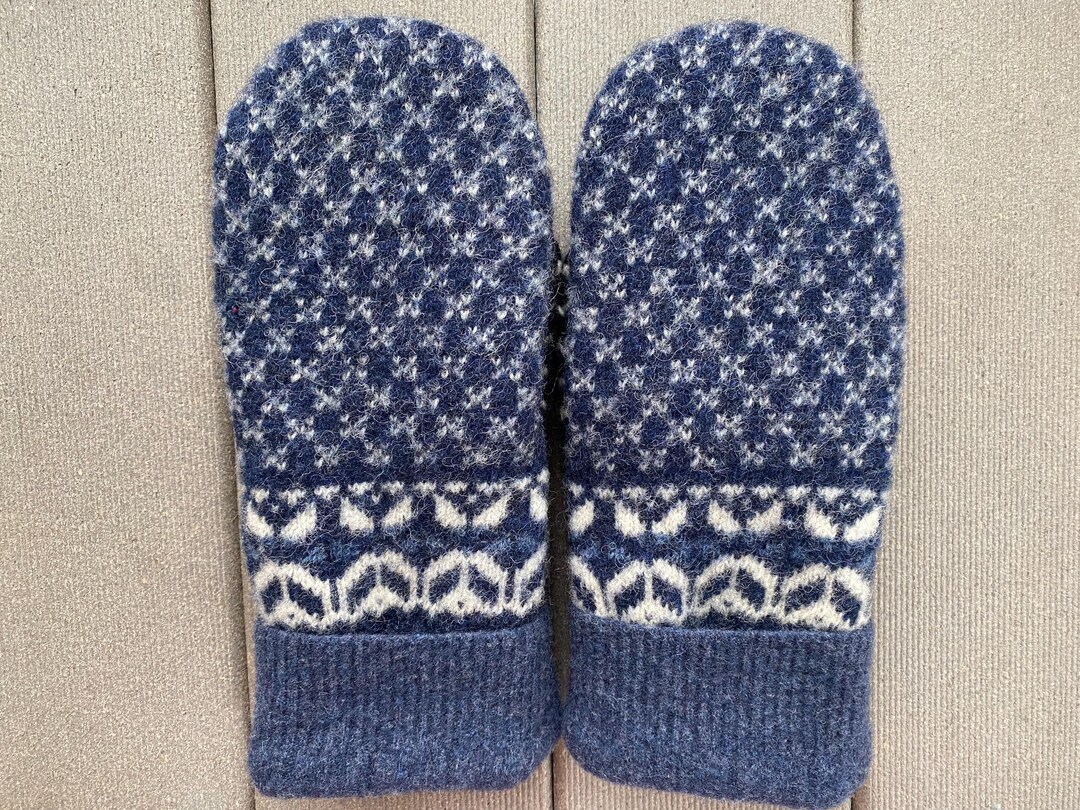 Suede Palm Mittens for Men Medium/large Mens Wool Sweater Mittens ...