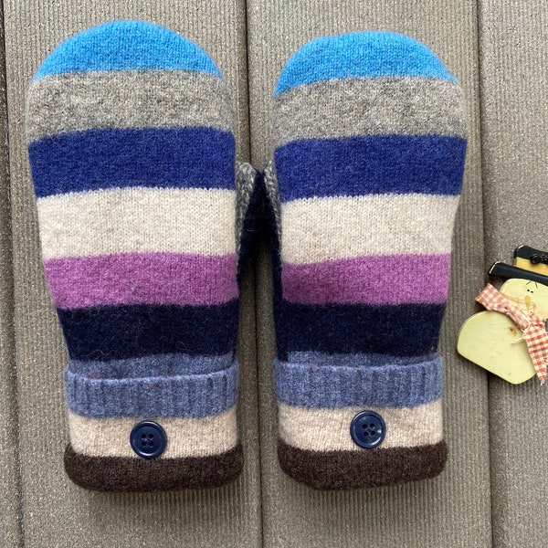 Recycled Wool Mittens - Etsy