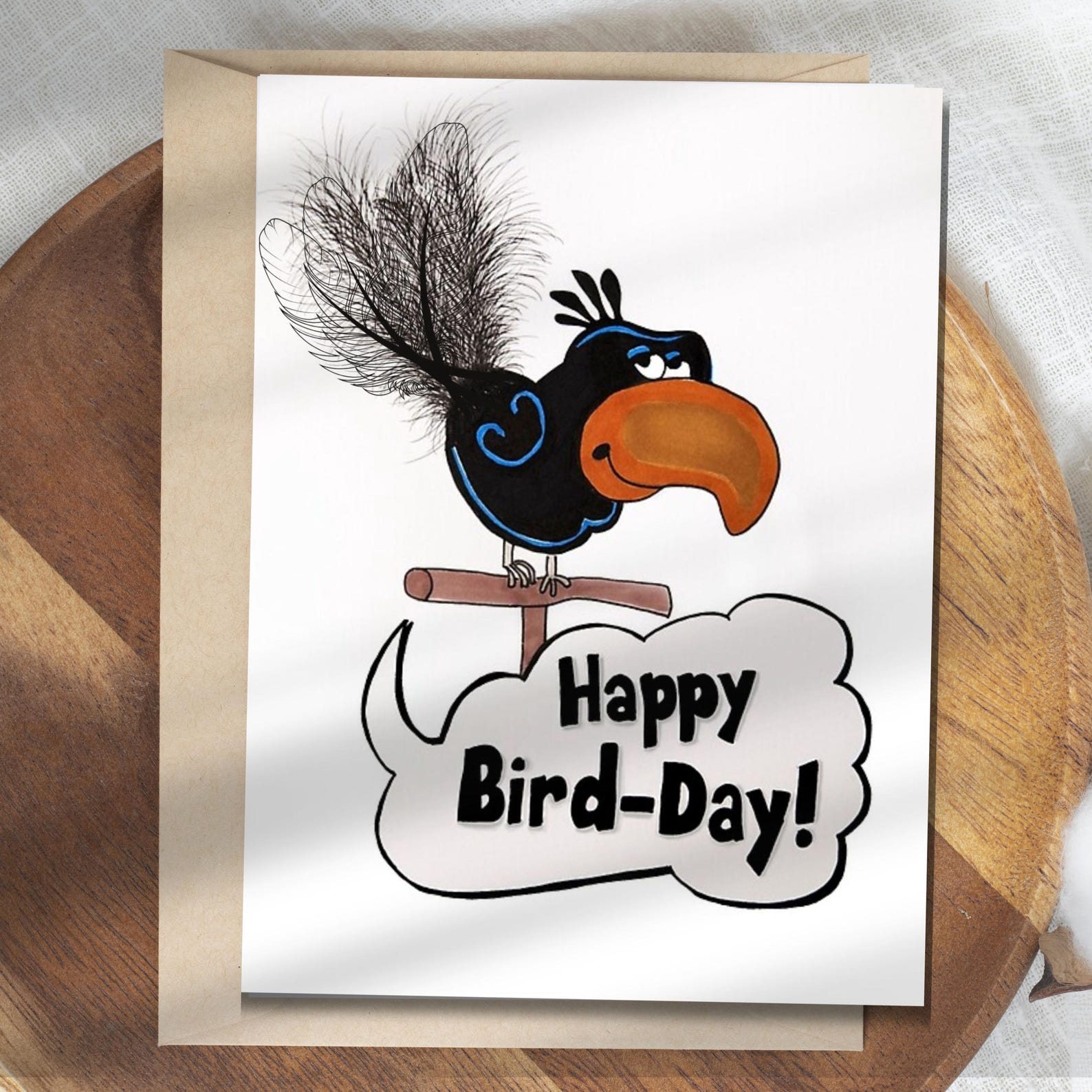 The Office Birthday Card Digital Template - Happy Bird-day Jpg Digital ...