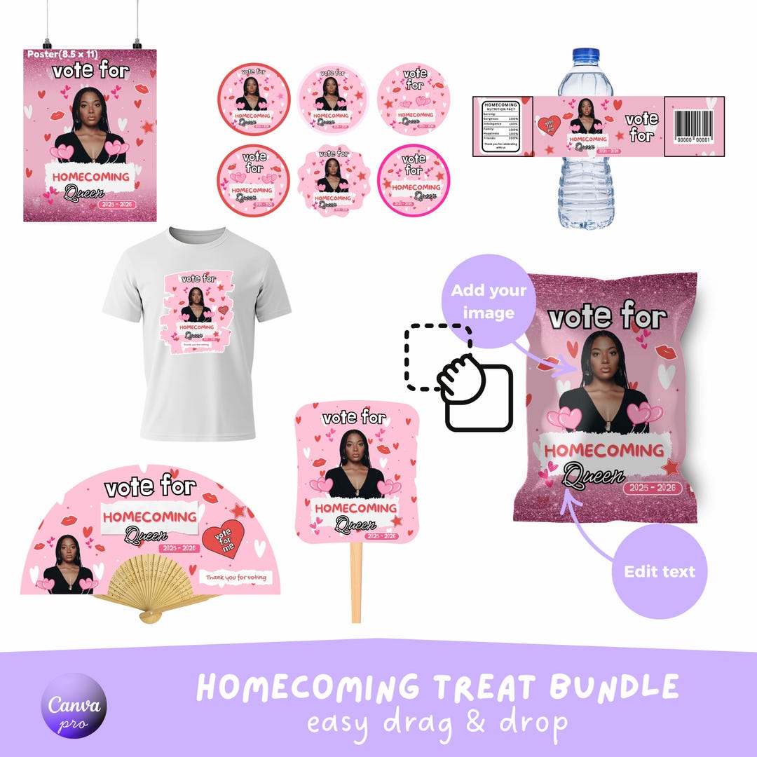 Homecoming Campaign Treat Bundle, Vote for Mean Queen, Homecoming ...