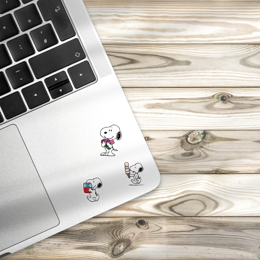 Snoopy Sticker Pack Cute Cartoon Sticker Sheet Snoopy Theme Vinyl ...