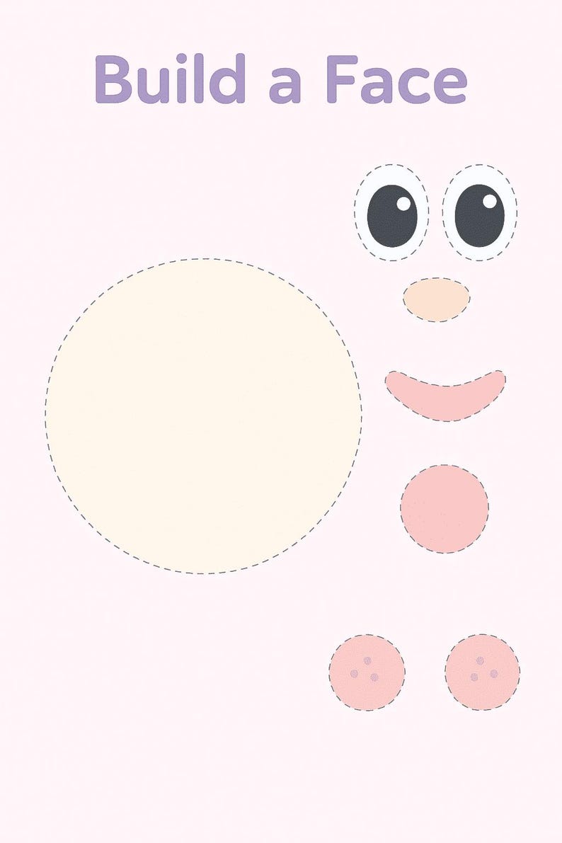 Cut and Paste Activity Pack for Kids - Etsy