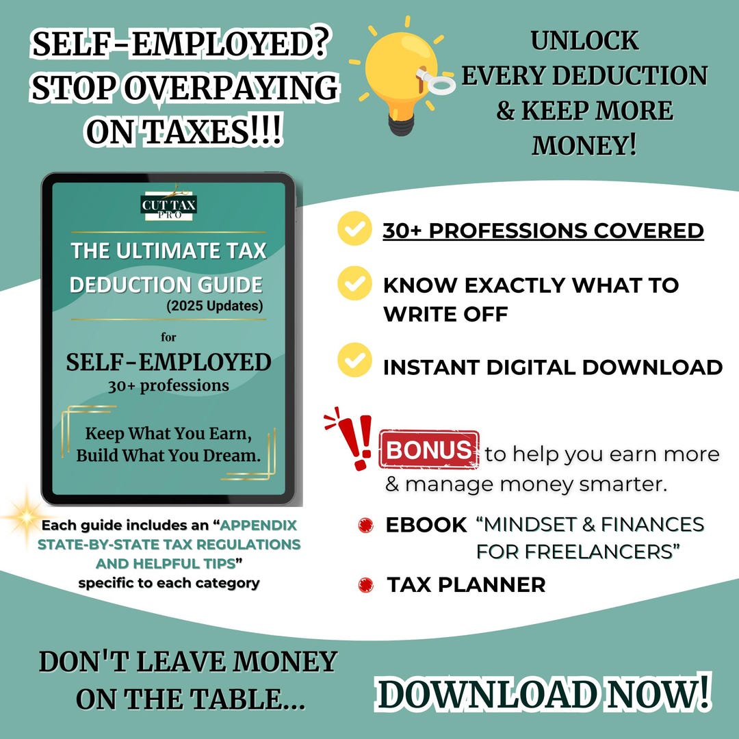 Tax Deduction Guide for Self-employed and Freelance | Maximize 2025 ...
