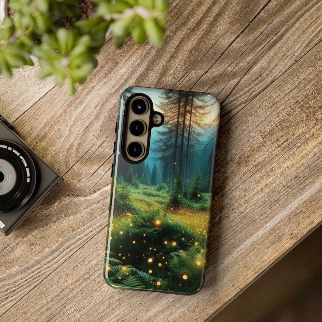 Forest Fireflies Samsung Tough Phone Case: Nature-inspired Design - Etsy