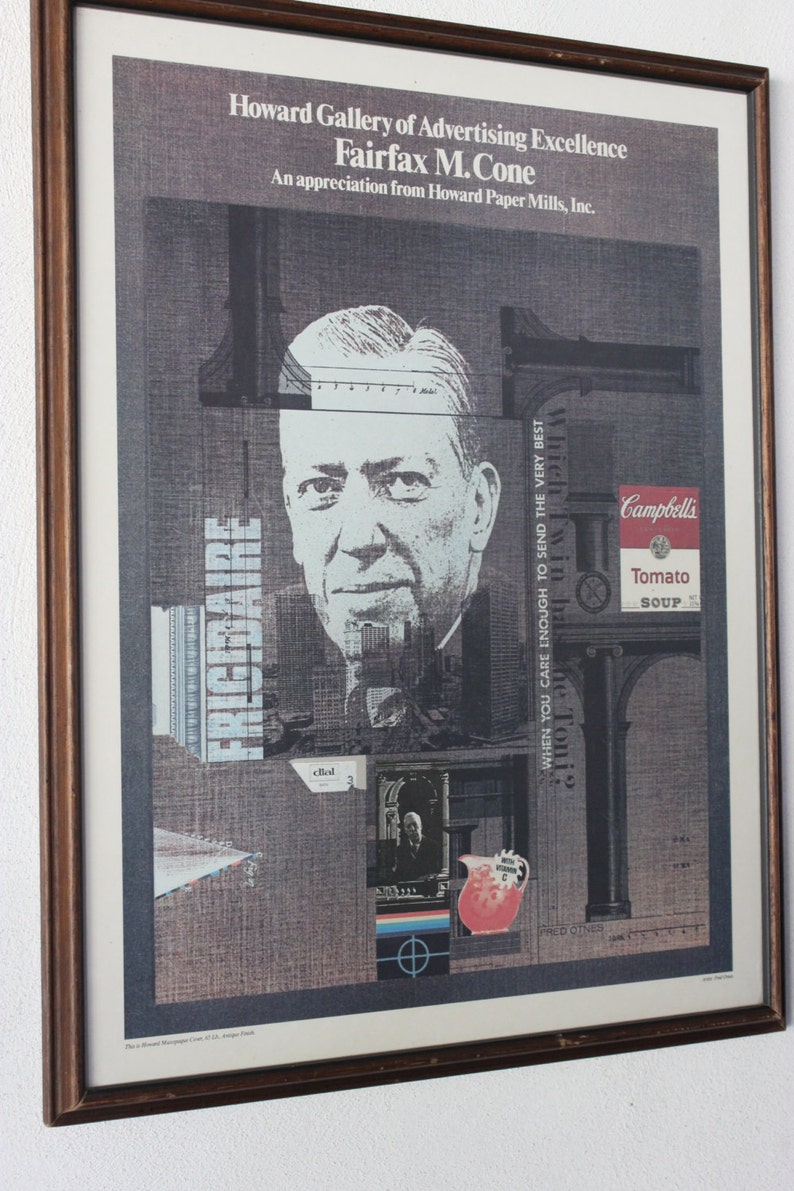 Vintage Advertising Collage Print by Fred Otnes - Etsy