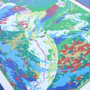 Batter up Vintage Baseball Print - 1970s Silkscreen Print by Ted Tanabe ...