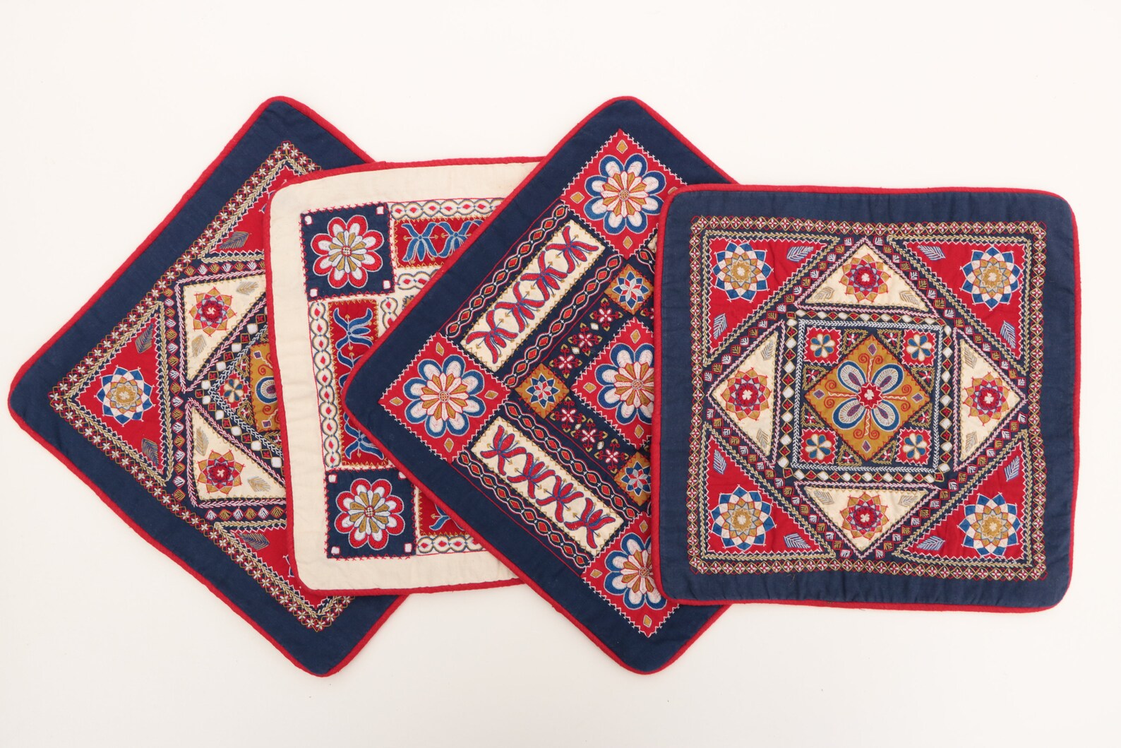 Ena de Silva Pillow Covers Set of 4 In Coordinating | Etsy