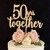 50 Yrs Together 50th Anniversary Gold Glitter Cake Topper - Etsy