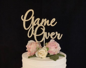 Game Over Wedding Cake Topper - Etsy