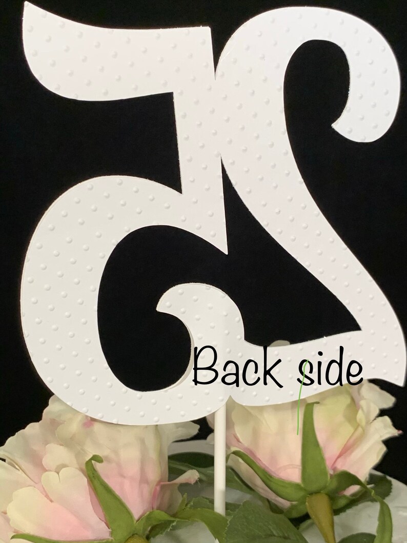 25th Birthday/ Anniversary Cake Topper - Etsy