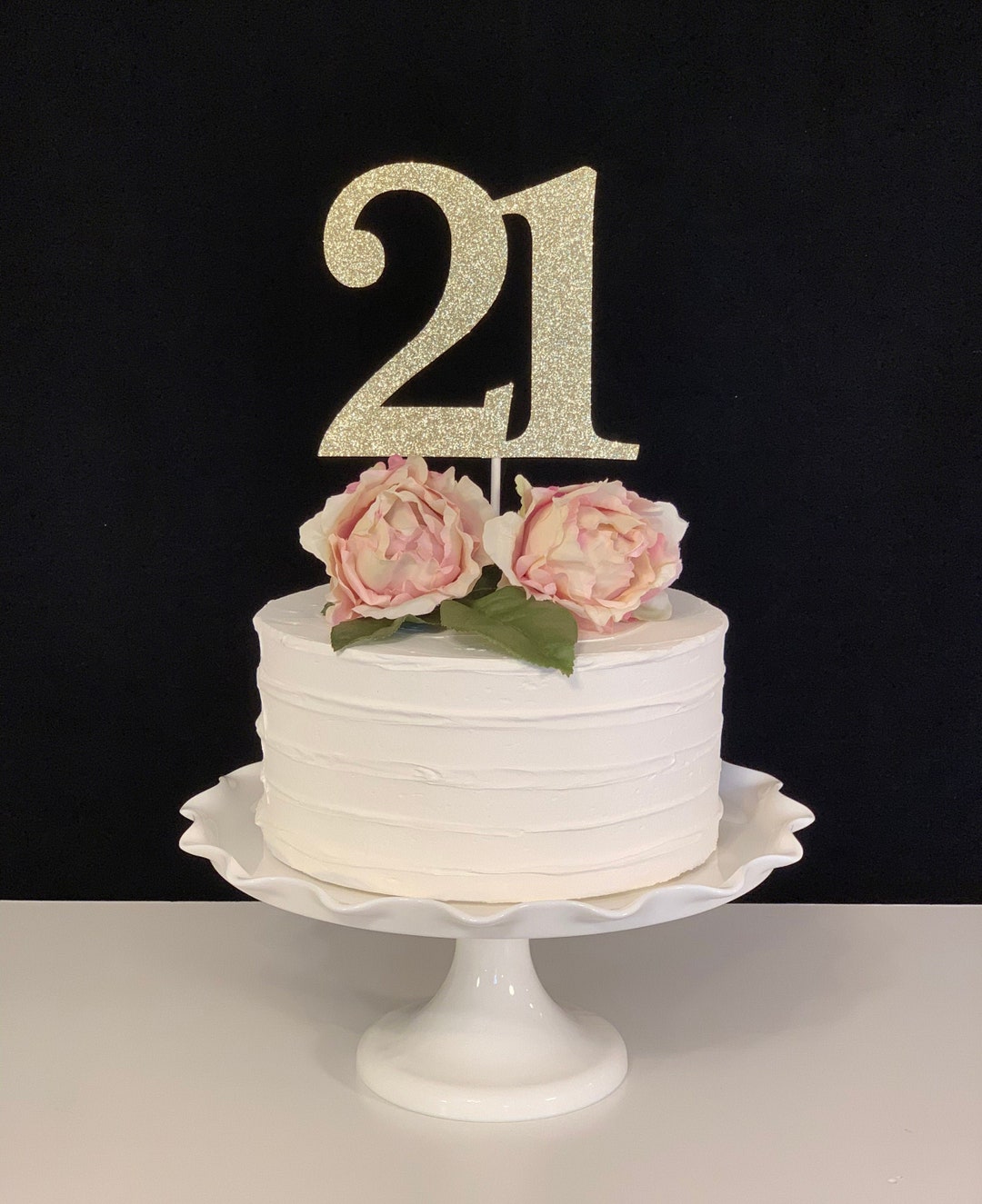 21st Birthday Cake Topper - Etsy