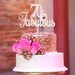 70 & Fabulous Birthday Cake Topper - Etsy
