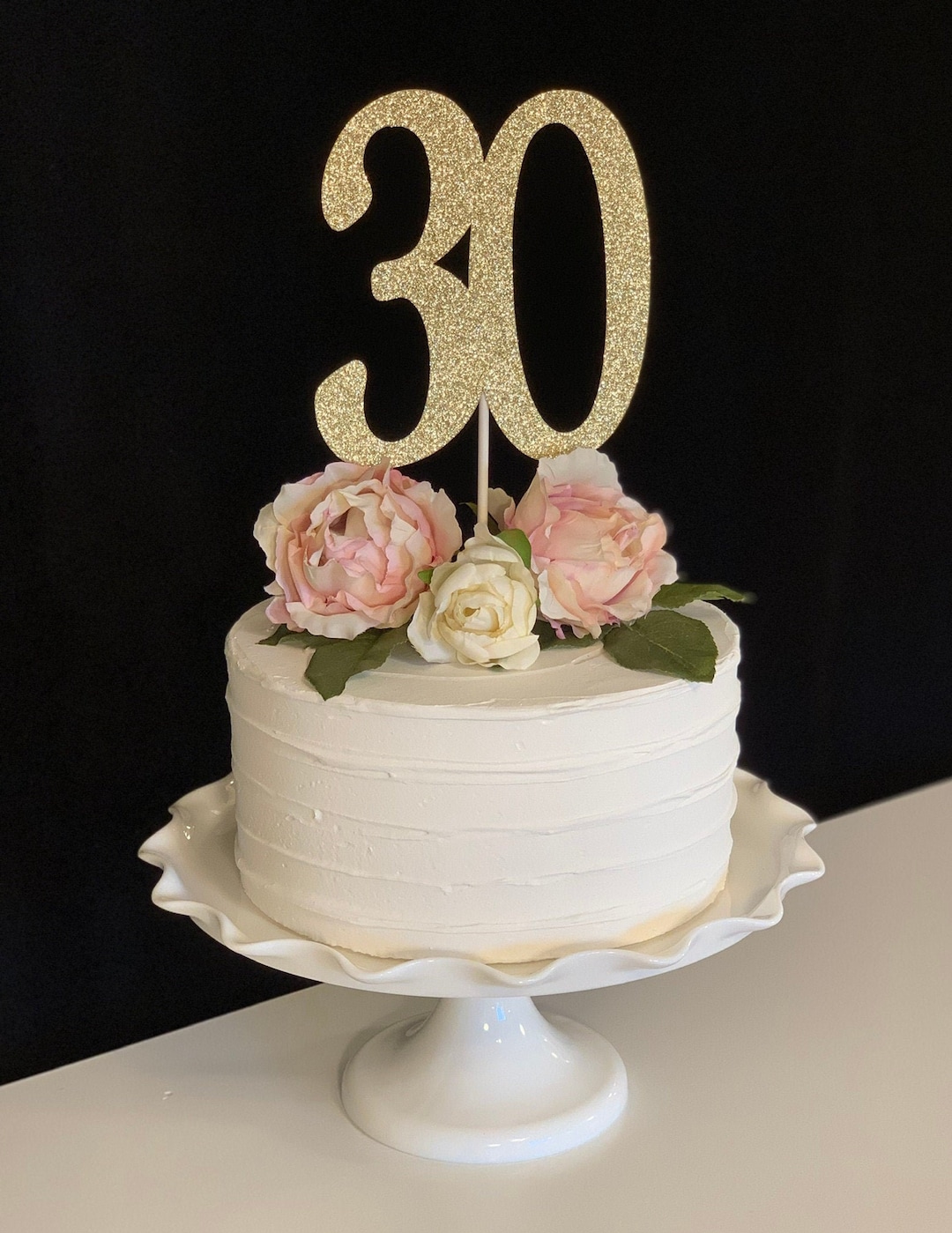 30th Birthday/anniversary Cake Topper - Etsy