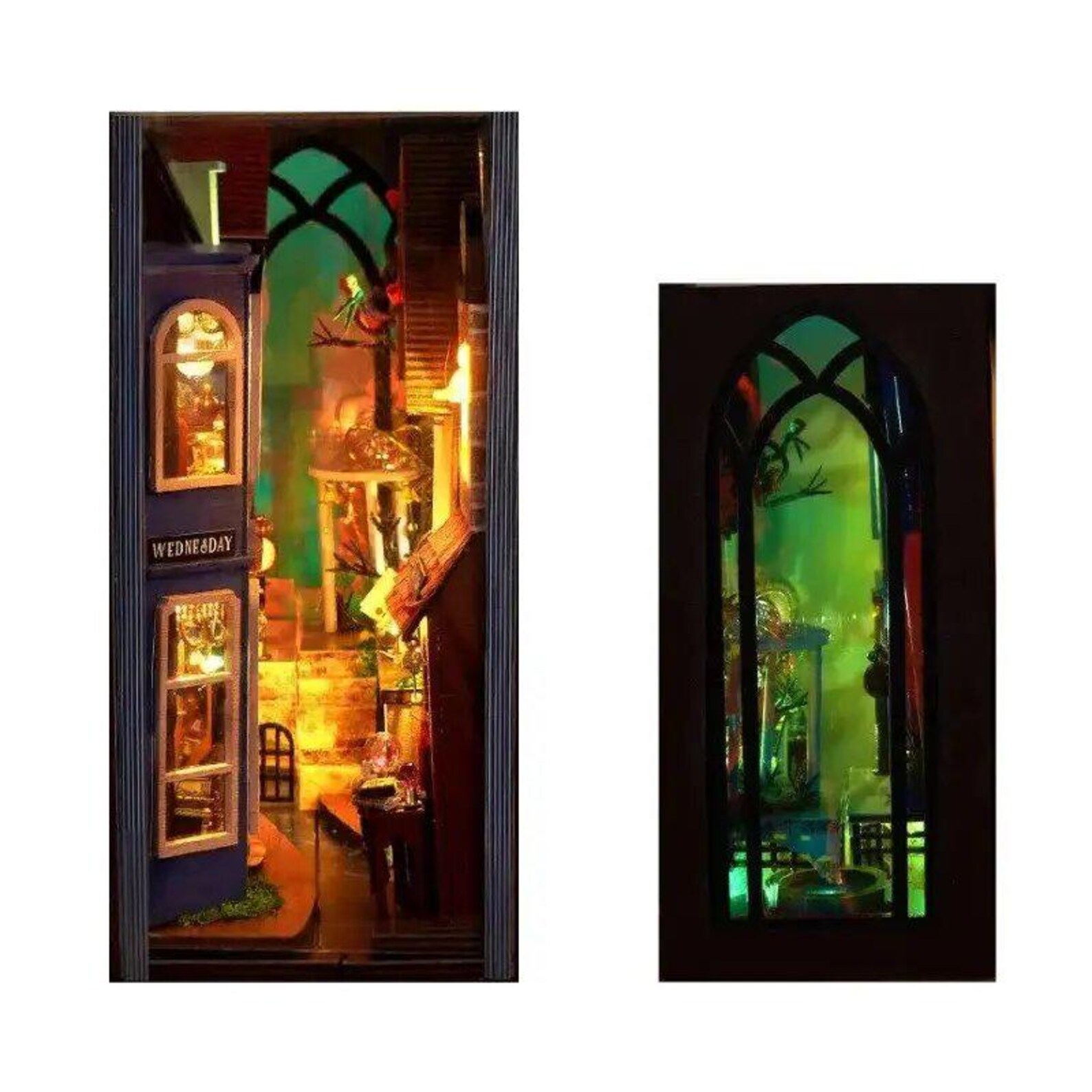 BOOK NOOK. Enchanted World of Magic Spell Street DIY Book Nook. Wooden ...