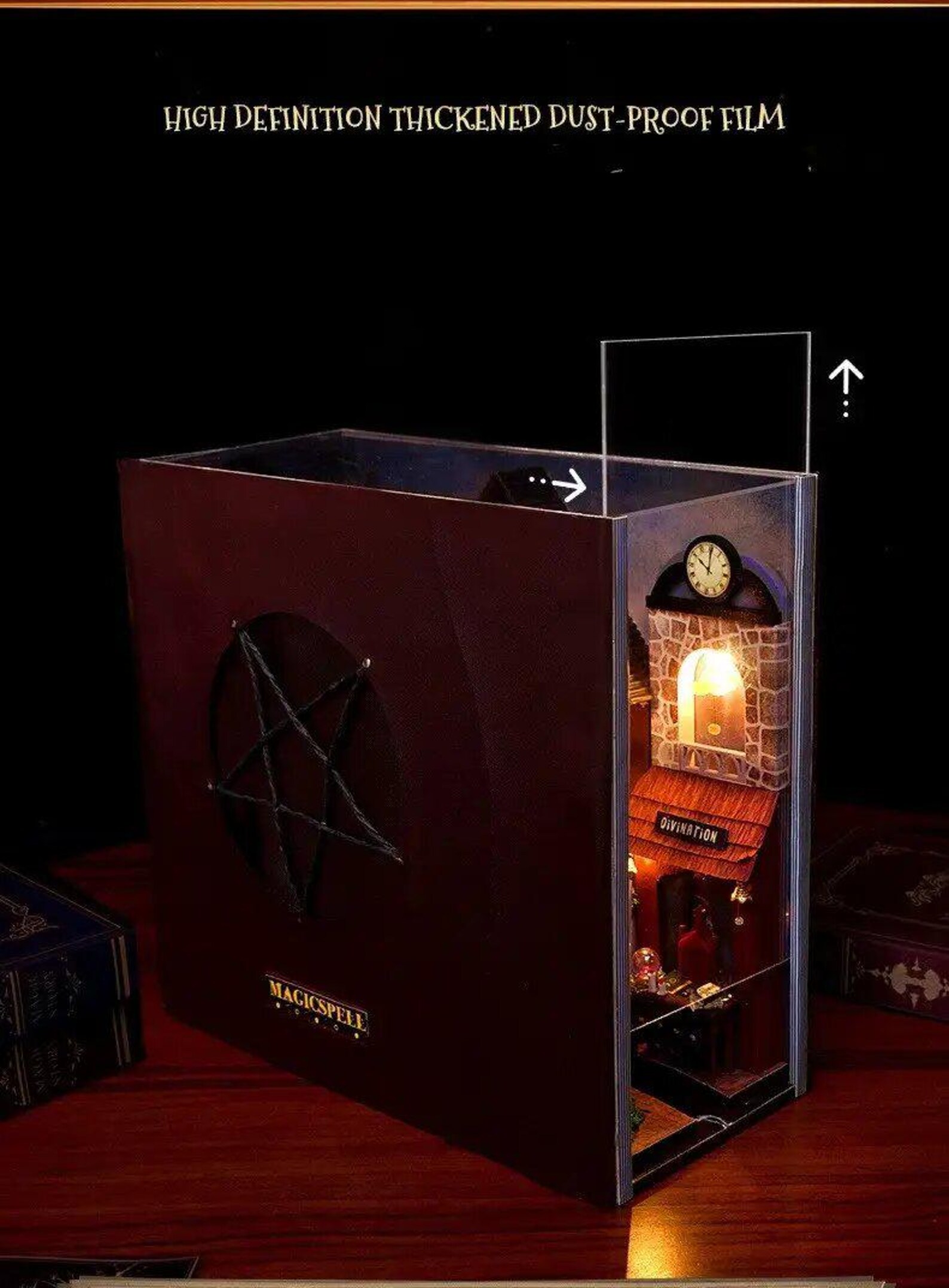 BOOK NOOK. Enchanted World of Magic Spell Street DIY Book Nook. Wooden ...