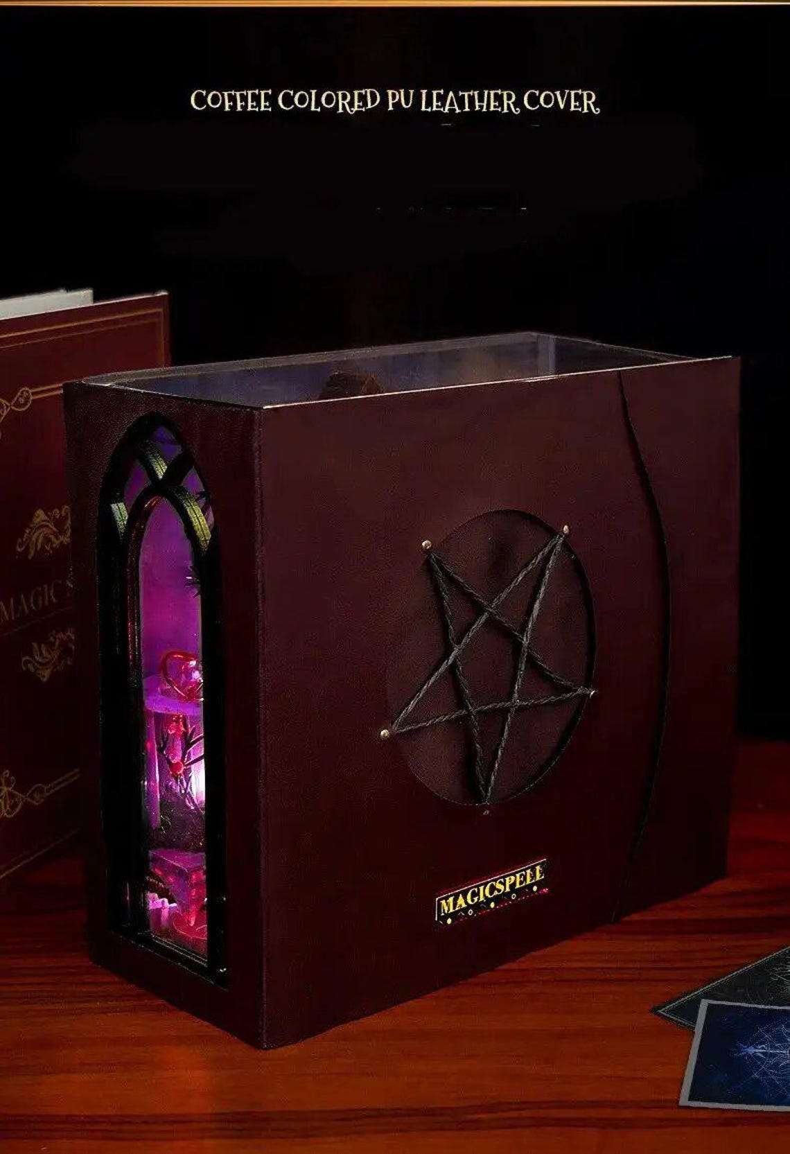 BOOK NOOK. Enchanted World of Magic Spell Street DIY Book Nook. Wooden ...