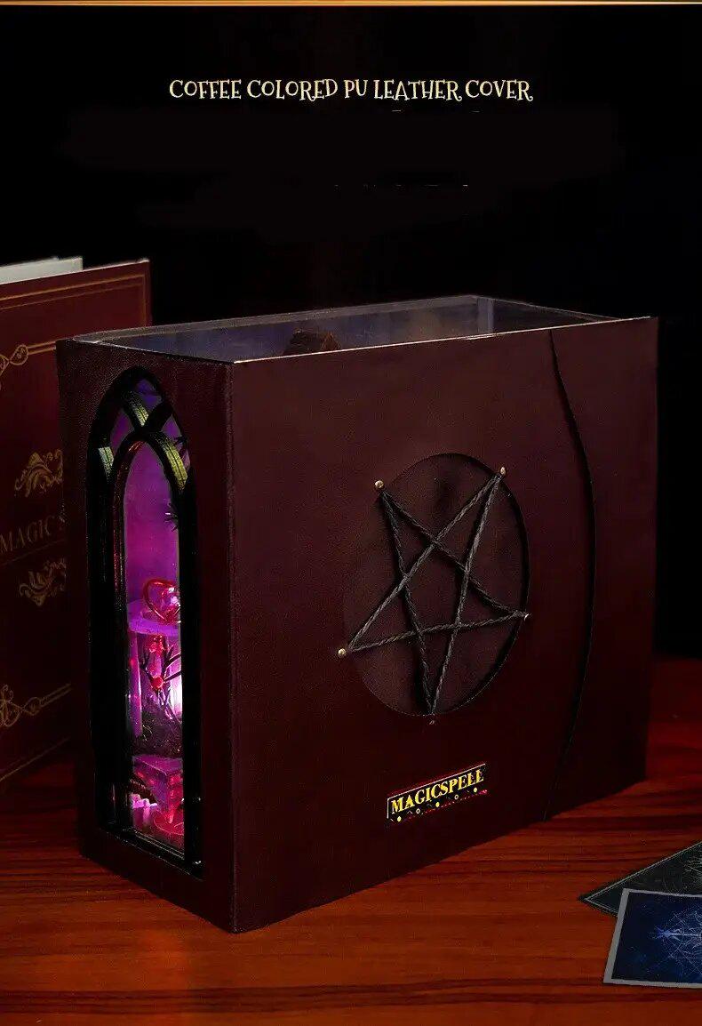 BOOK NOOK. Enchanted World of Magic Spell Street DIY Book Nook. Wooden ...
