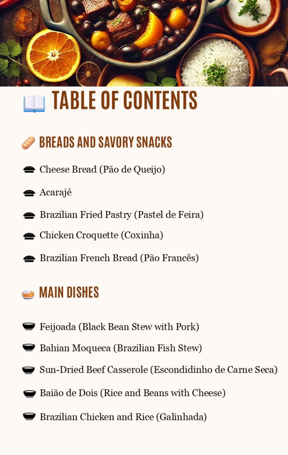 Brazilian Recipe Ebook: 25 Traditional Dishes From Brazil – Authentic ...