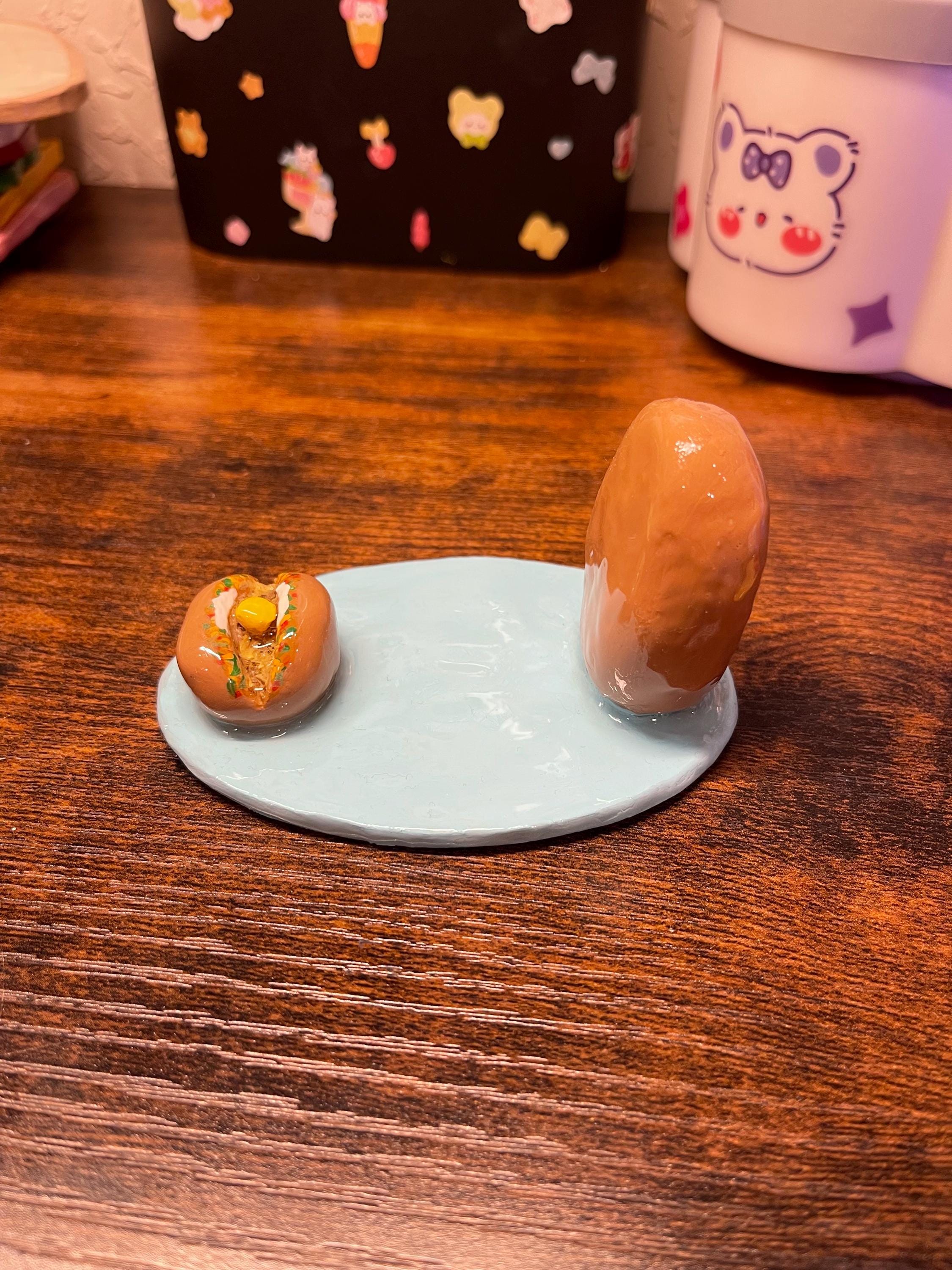 Cute Handmade Polymer Clay Food Phone Stand - Etsy