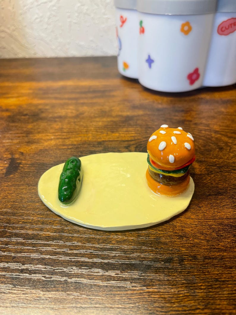 Cute Handmade Polymer Clay Food Phone Stand - Etsy