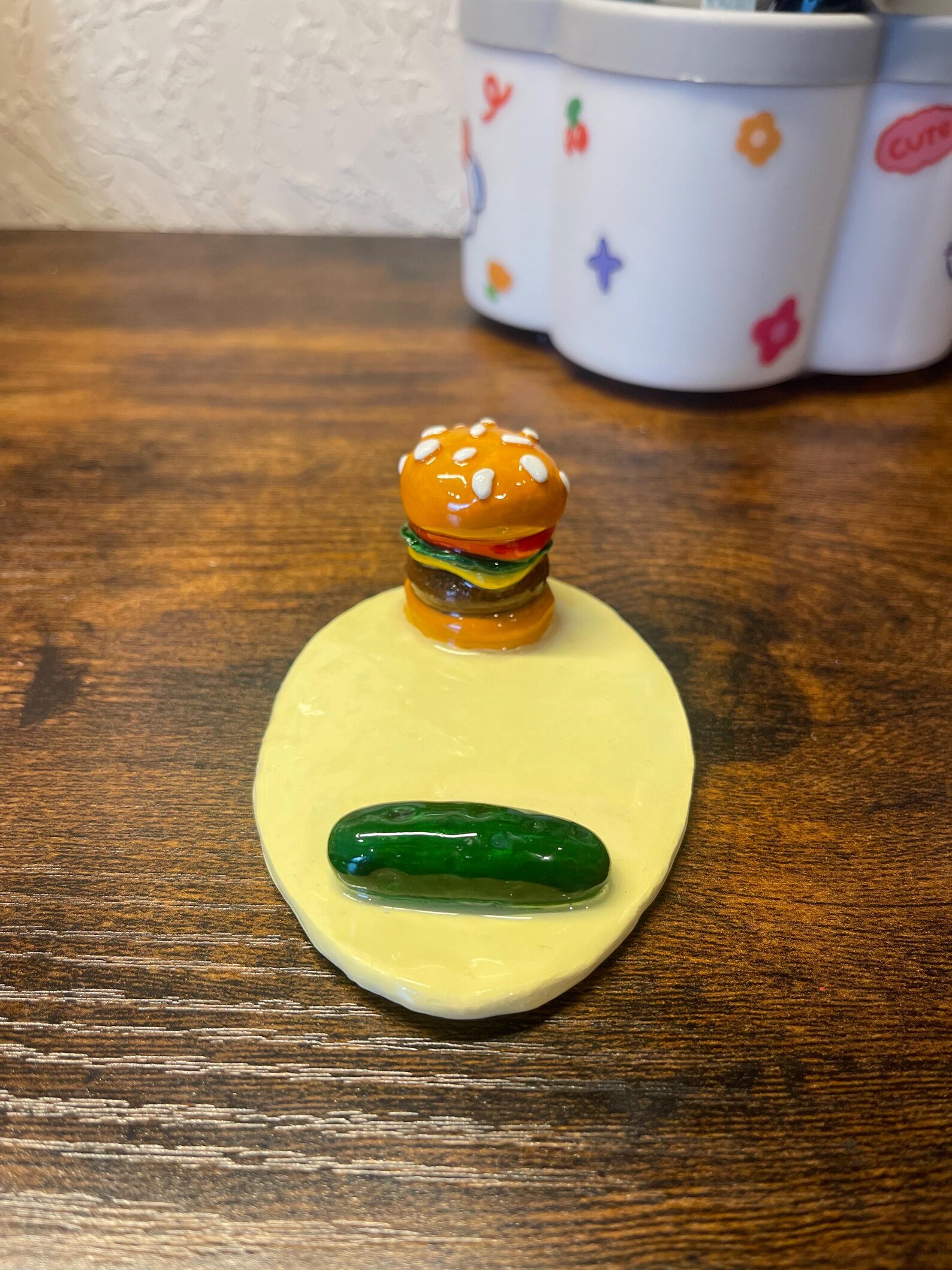 Cute Handmade Polymer Clay Food Phone Stand - Etsy