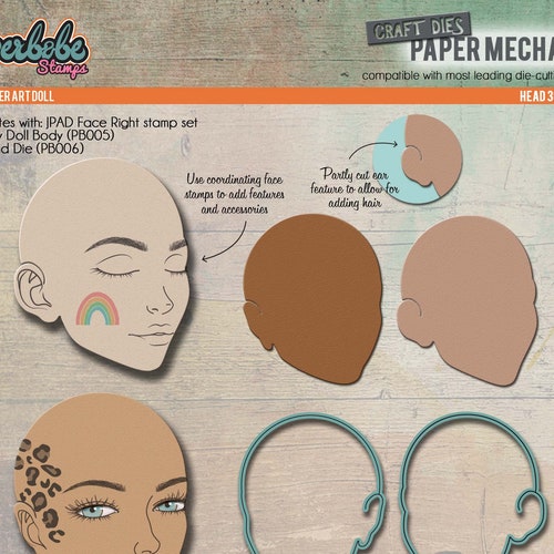 Jointed Paper Art Doll Metal Cutting Diebody Paperbabe - Etsy