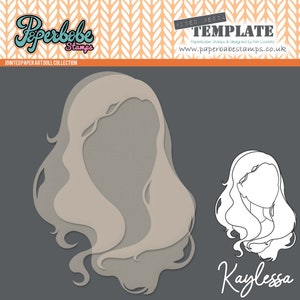 Jointed Paper Art Doll ~ Hair Templates(kaylessa) - Paperbabe Stamps ...