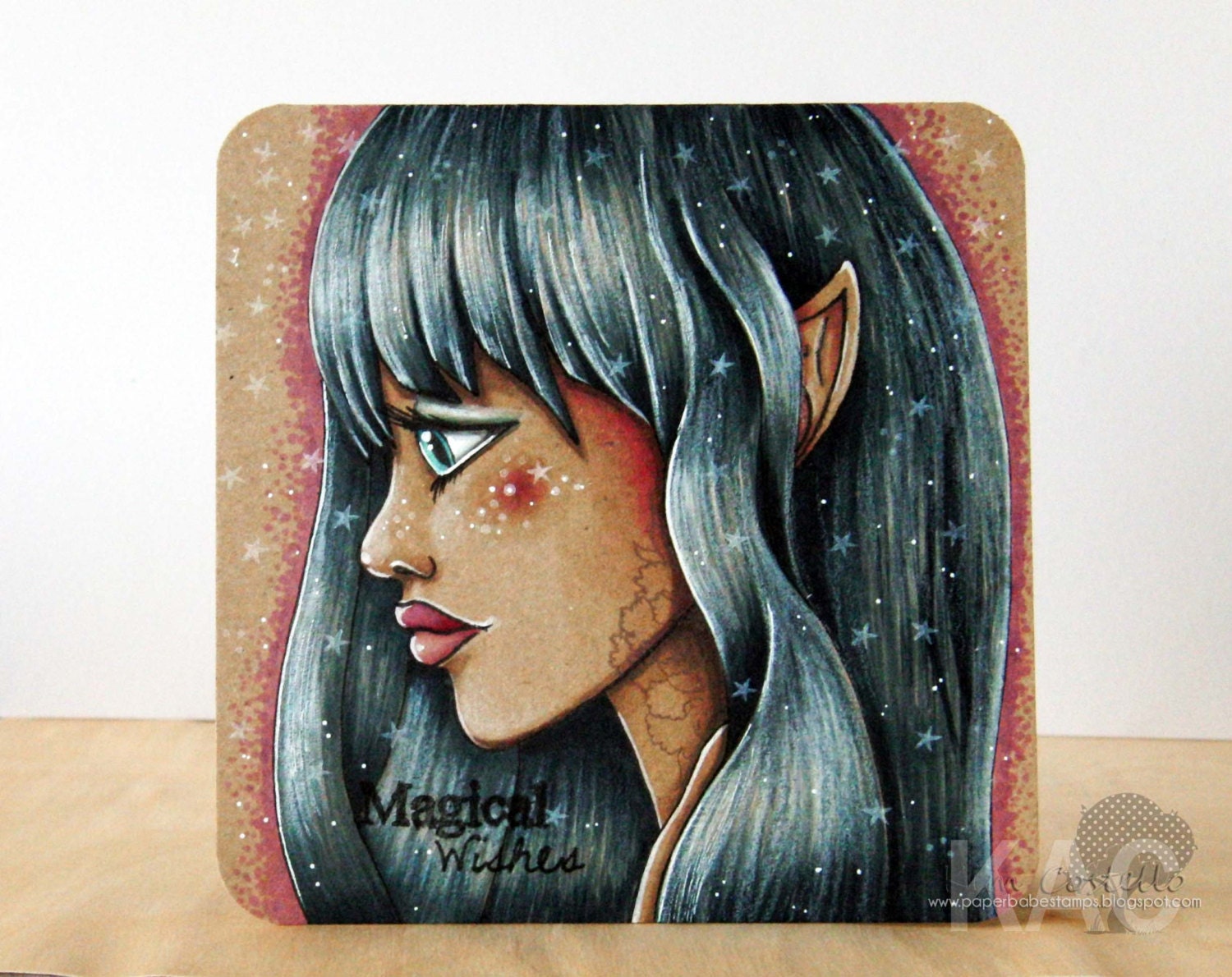 Profile Face Stamp Set Paperbabe Stamps Clear Photopolymer | Etsy UK