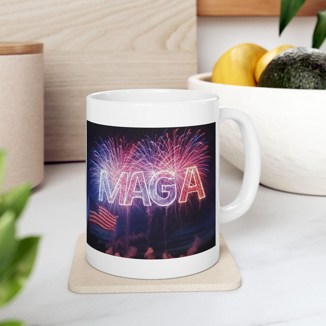 MAGA Mug, Donald Trump Cup, MAGA Support, Trump Lover Gift, Patriotic ...