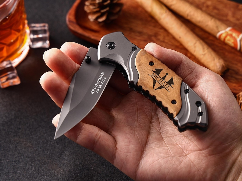 Personalized Pocket Knife,custom Engraved Knife,personalized Knife With ...