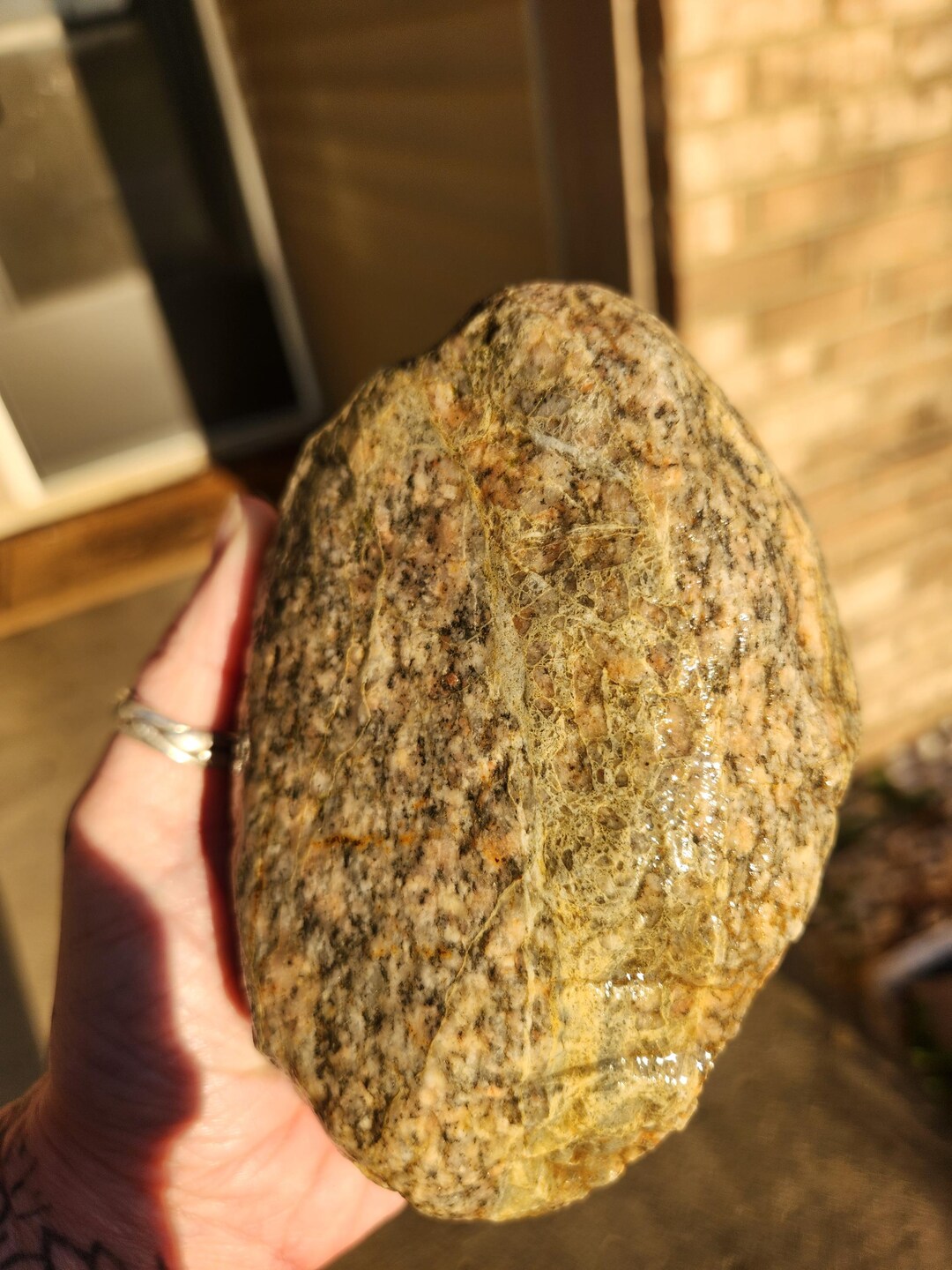 Unakite With Pastel Green Banding/veins - Etsy