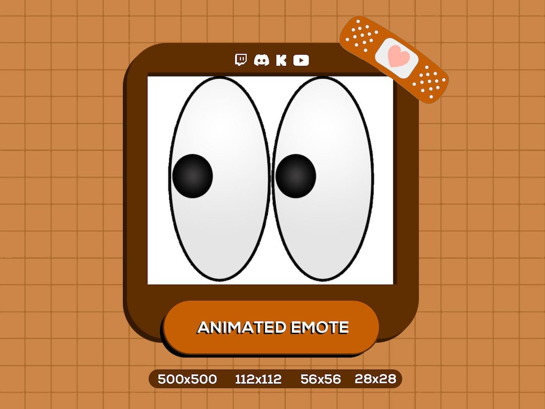 Eye Roll Animated Emote L Shifty Eyes Emote L Streamers L Gamers L ...
