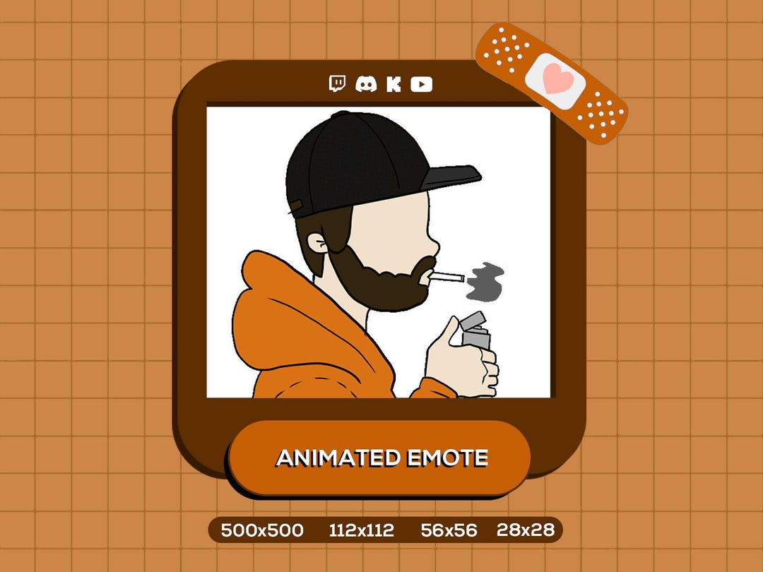 Faceless Smoking Guy Animated Emote L Smoke L Cool Chill L Cigarette L ...