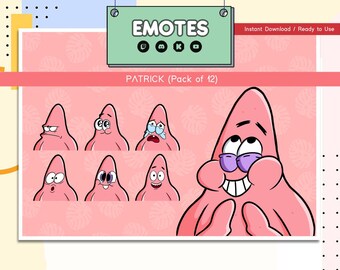 Funny Spongebob Meme Emotes for Twitch / Discord - Etsy