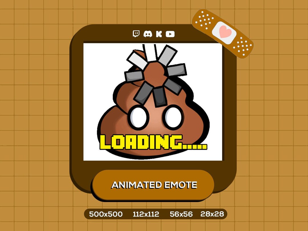 Poop Animated Emote L Poop Emote L Shit Loading Emote L Streamers L ...