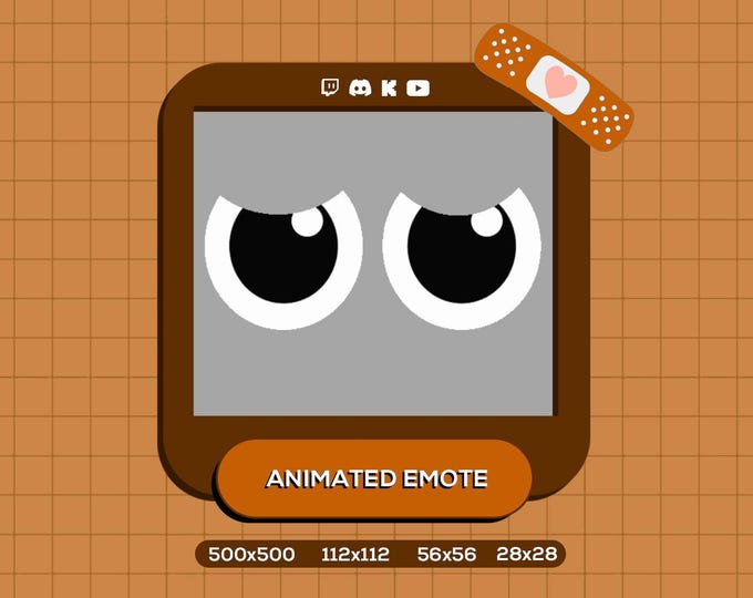 Tired Eyes Animated Emote: Sleepy Twitch/discord Streamer Emote ...