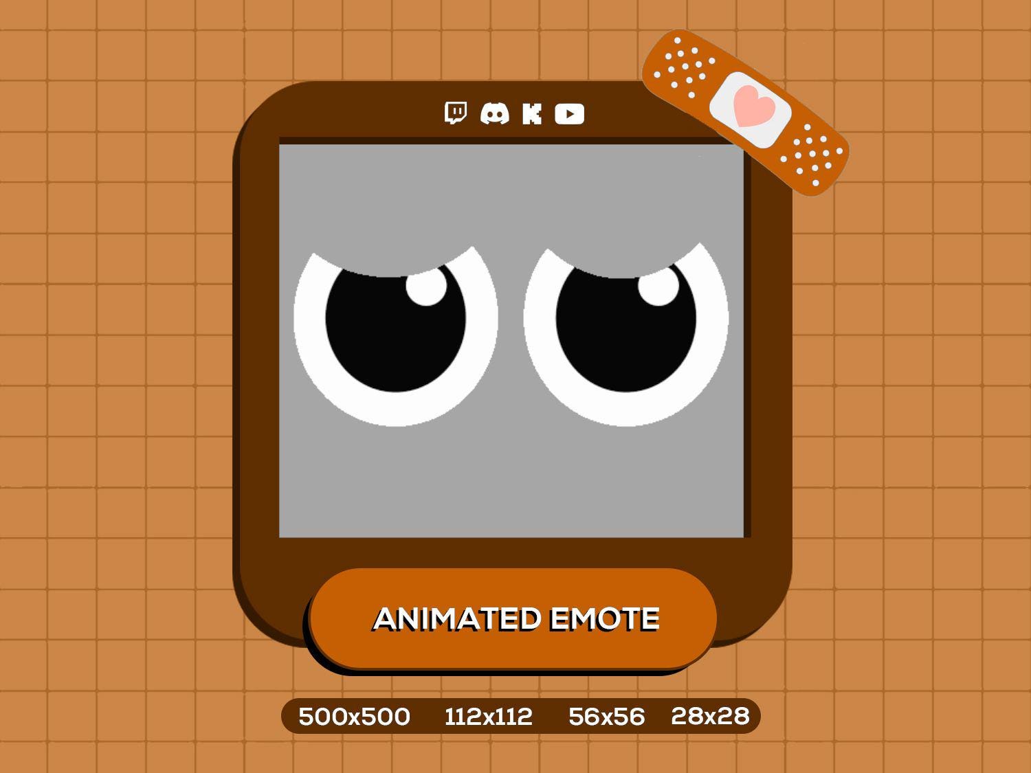 Tired Eyes Animated Emote: Sleepy Twitch/discord Streamer Emote ...
