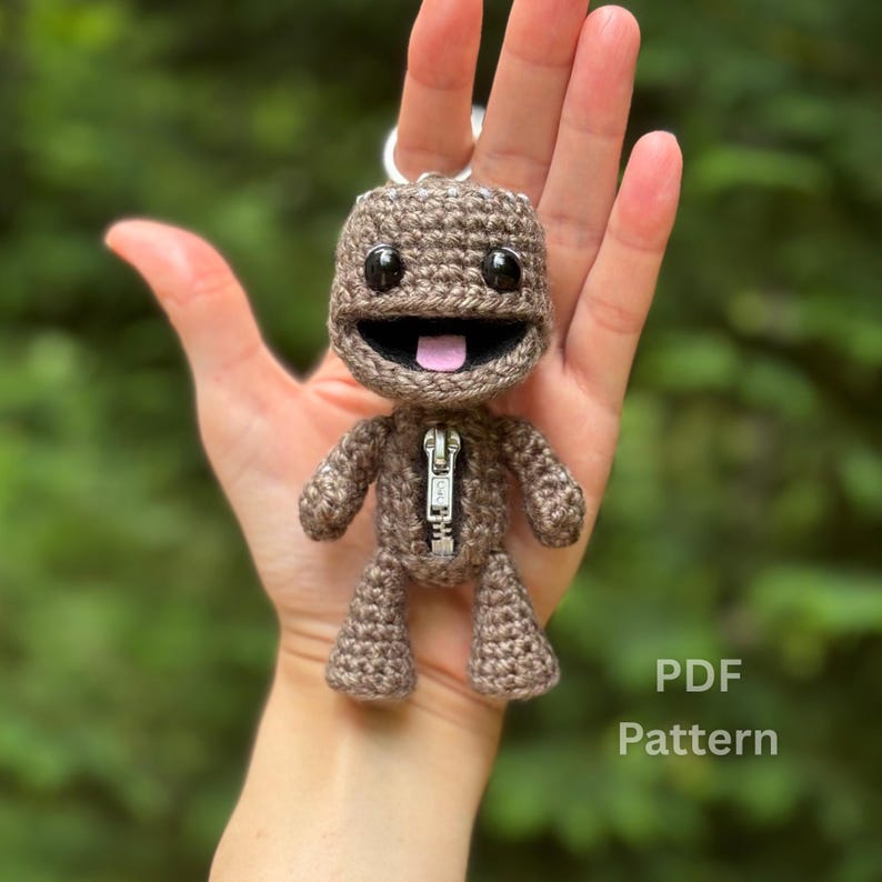 Sackboy-inspired Keychain - Crochet Pattern - Etsy