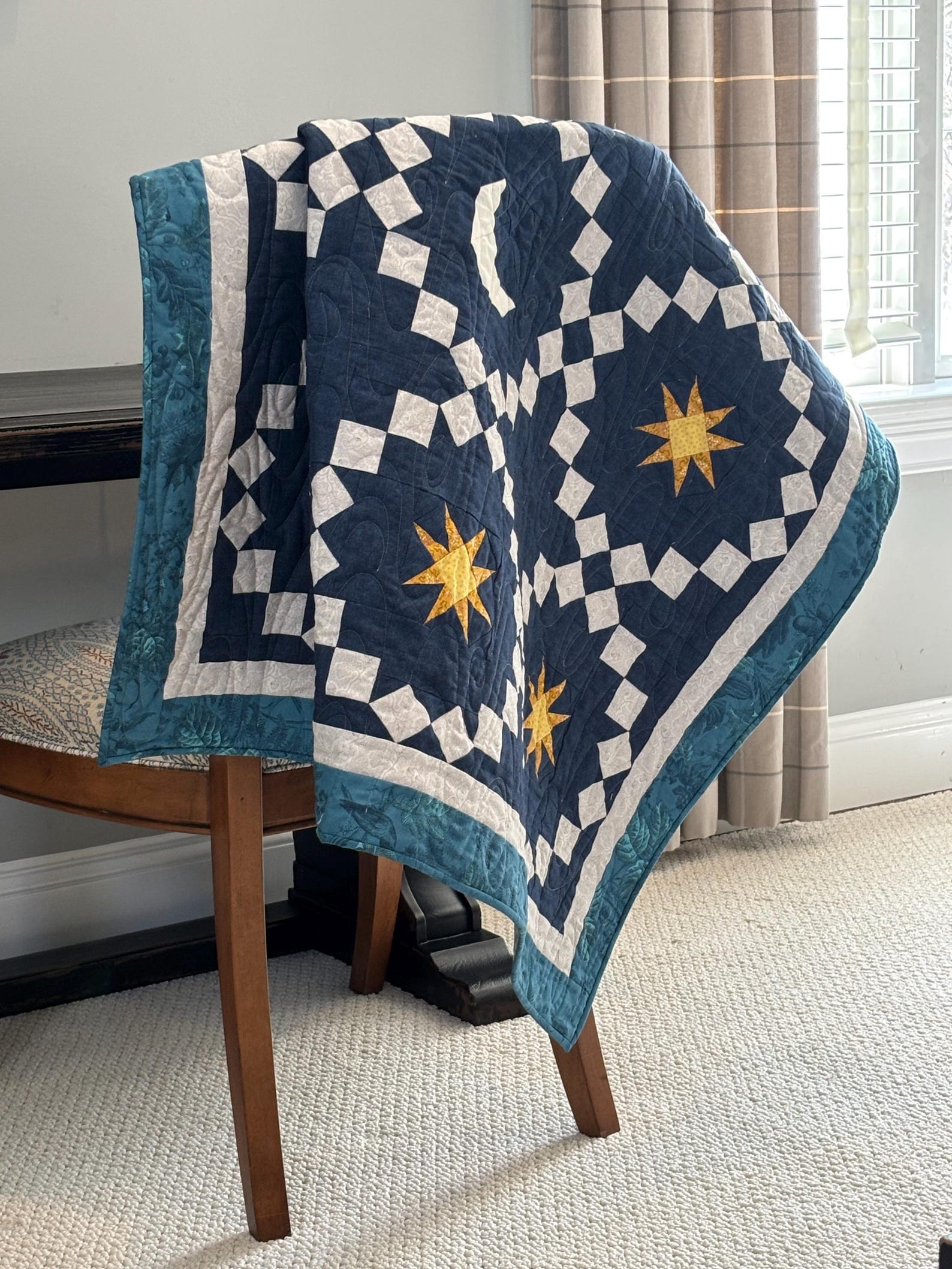 The Moon and the Stars Quilt Pattern - Etsy