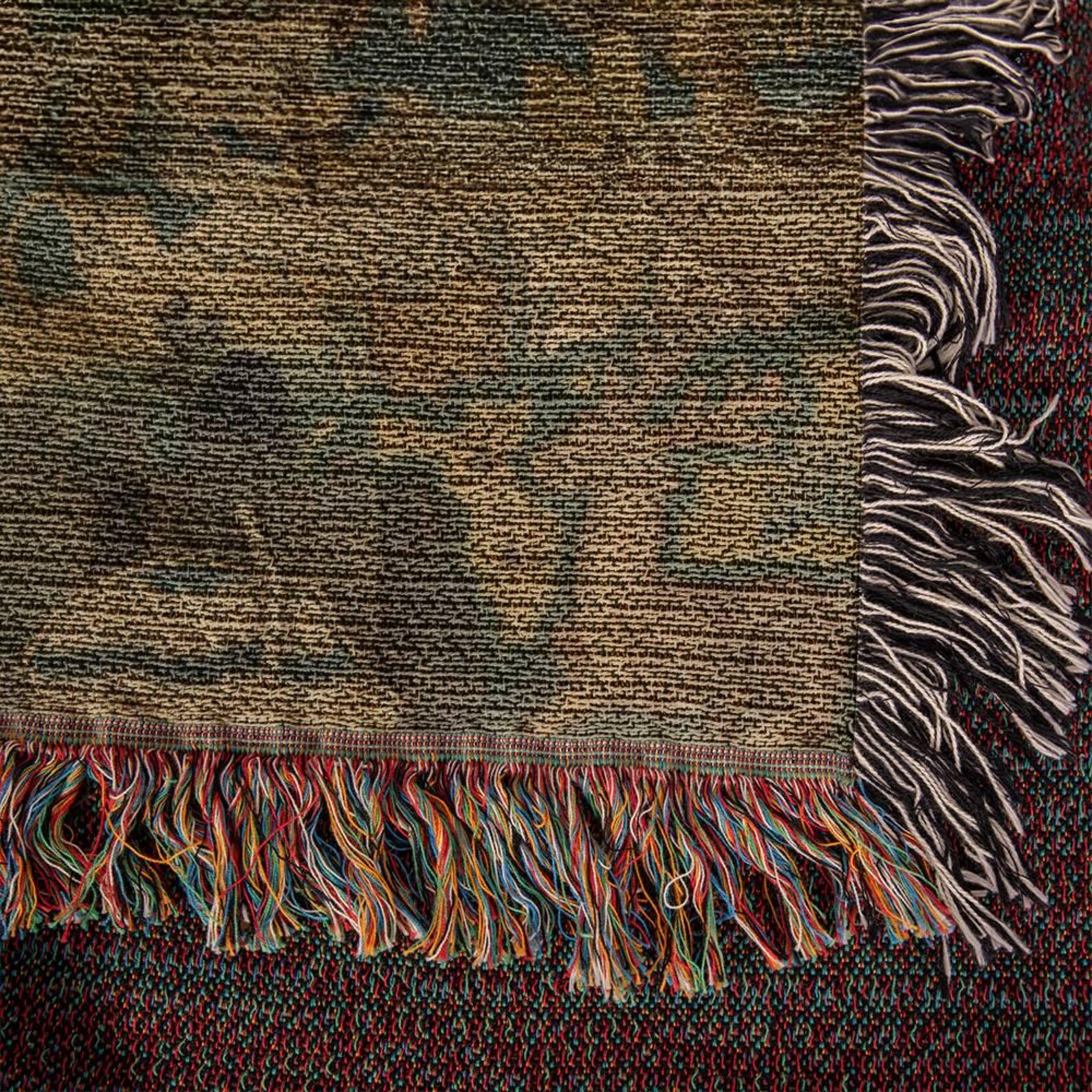 Woven Cotton Medieval Tapestry | Throw Blanket | Rococo | Romantic ...