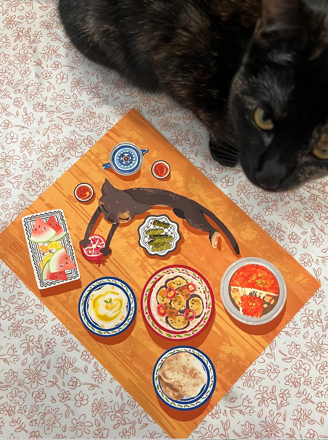 Palestinian Feast Print - Etsy