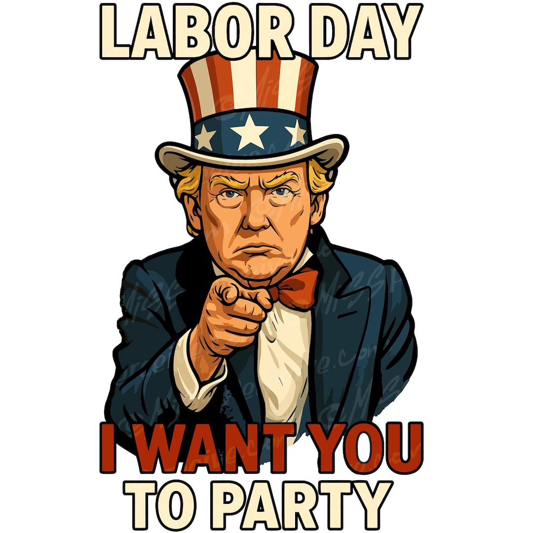 Donald Trump Uncle Sam Labor Day SVG, PNG, JPEG: Pro-trump Patriotic ...