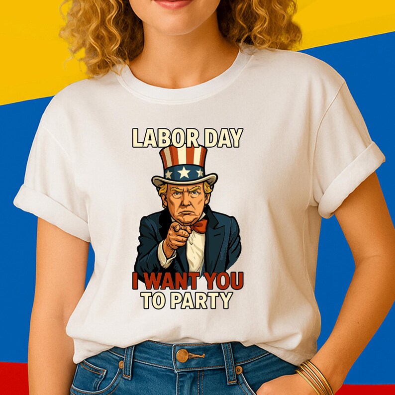 Trump Uncle Sam Labor Day Party Poster Digital Download SVG PNG JPEG ...