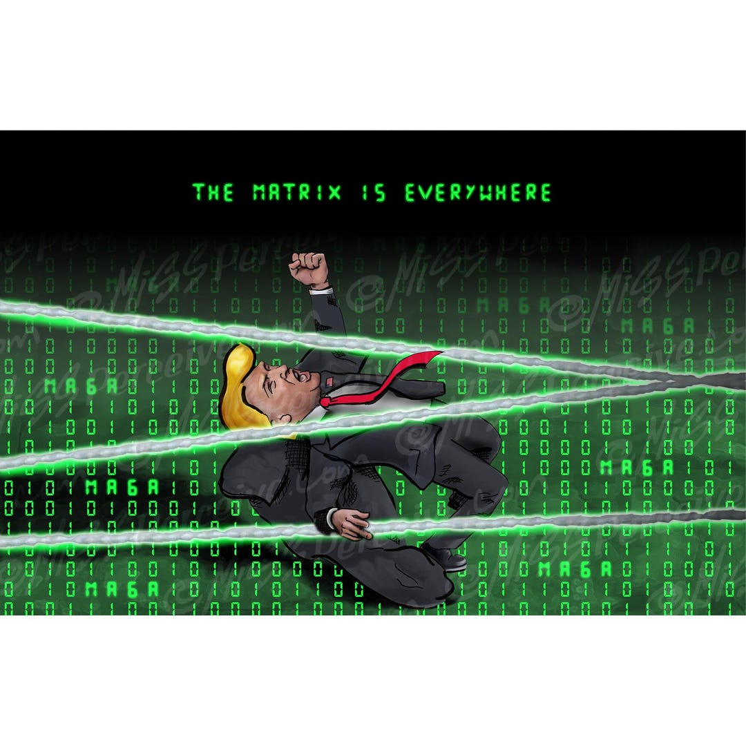The Matrix is Everywhere | Dodging Bullets Trump SVG PNG JPEG | Digital Download | Editable ...