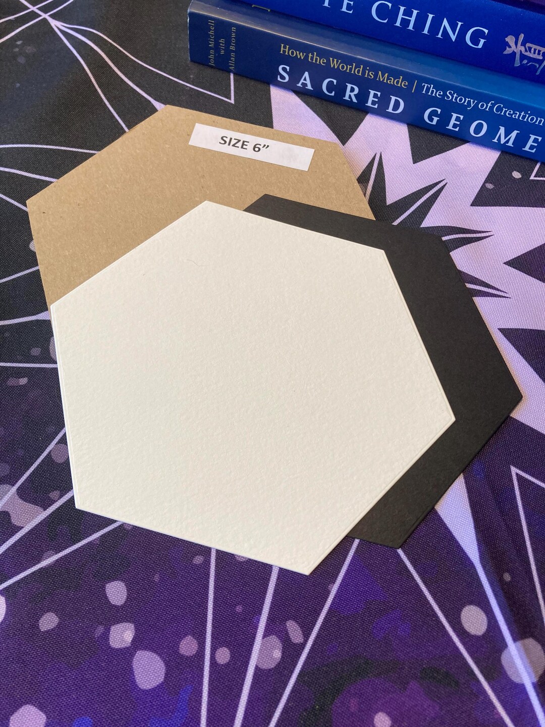 Hexagon 6" Cold Press Watercolor Paper Tiles - Etsy
