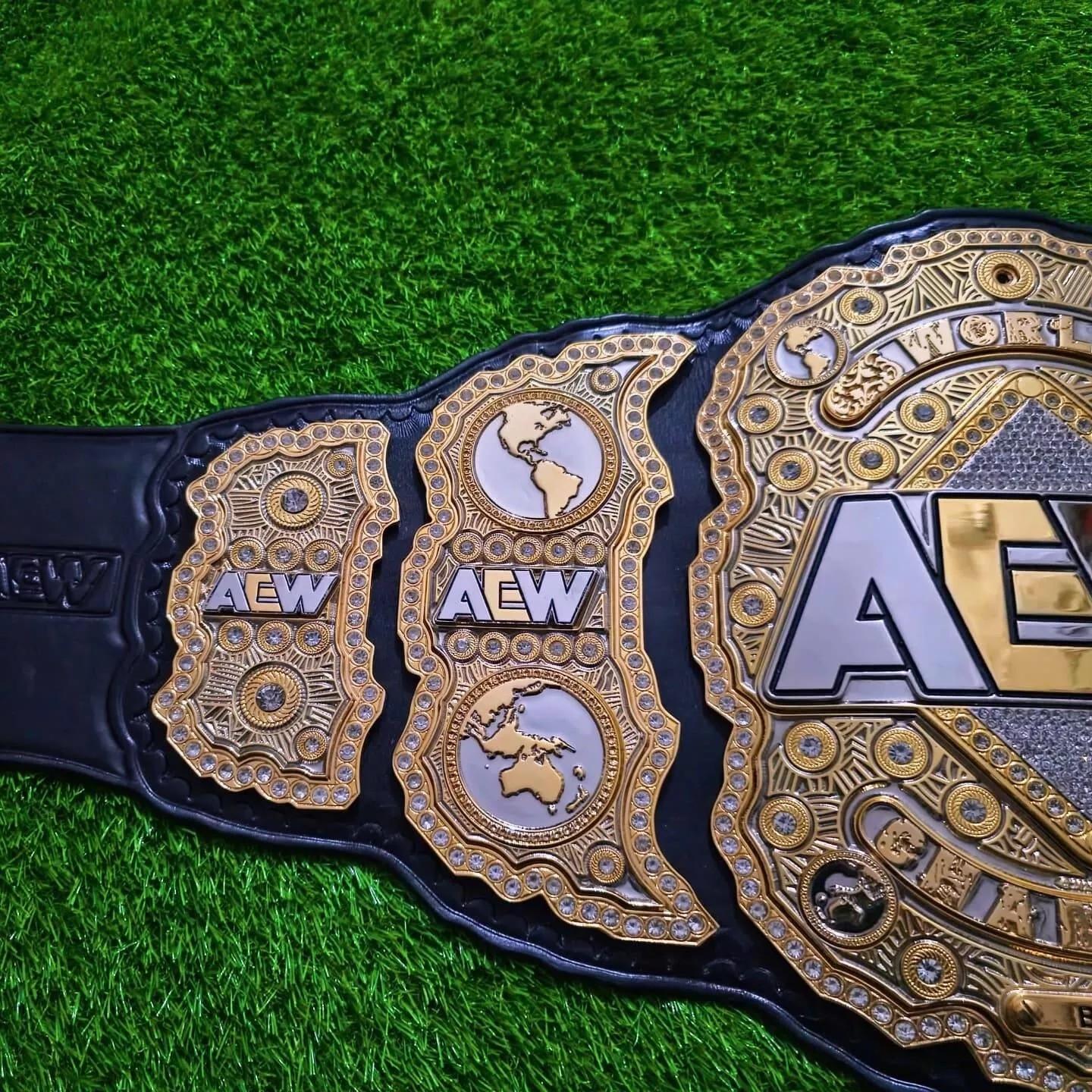 AEW World Heavyweight Championship Belt 2mm Replica / AEW Championship ...