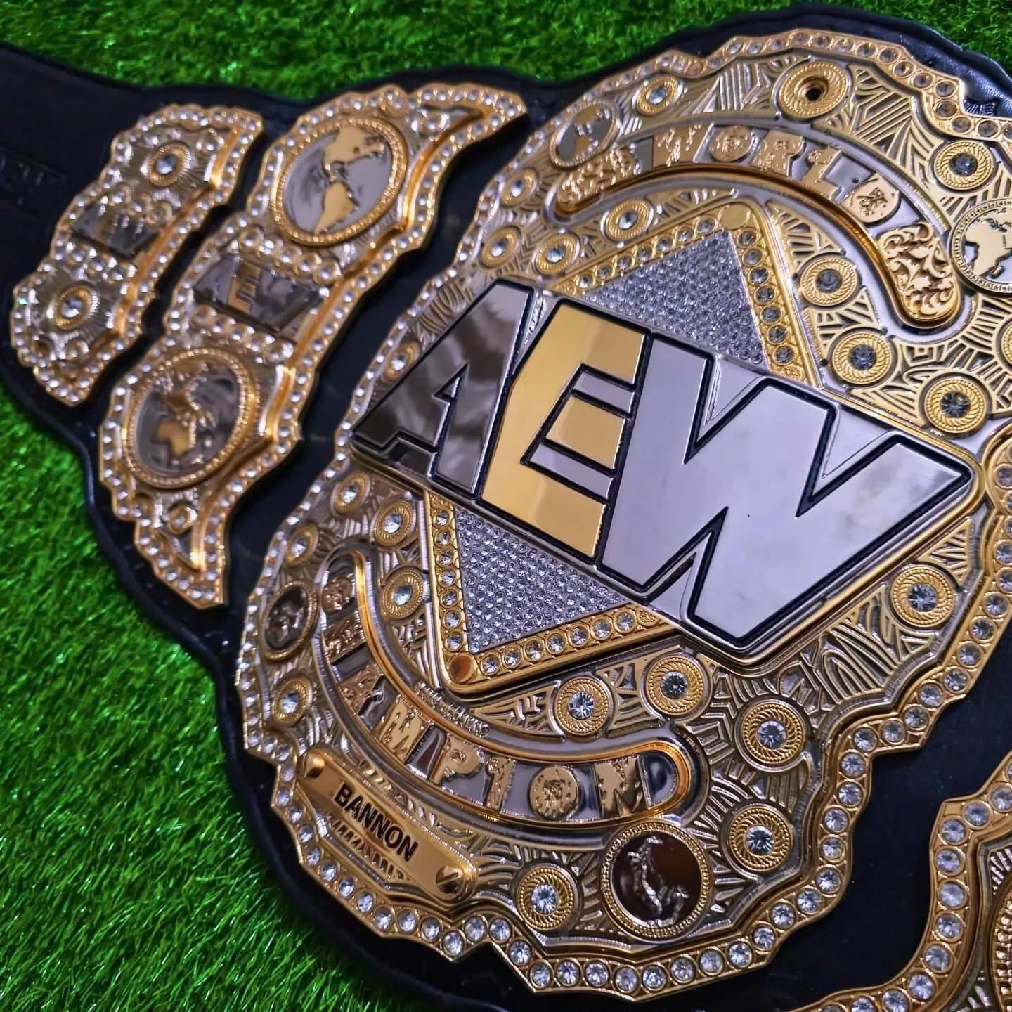 AEW World Heavyweight Championship Belt 2mm Replica / AEW Championship ...